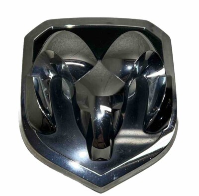 2013-2018 Ram 1500 2500 3500 Front Rear Rams Head Emblem Chrome ...