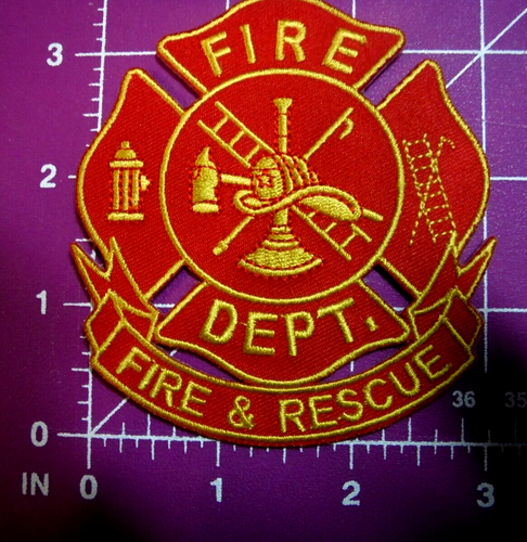 Fire Department Fire Rescue patch | eBay