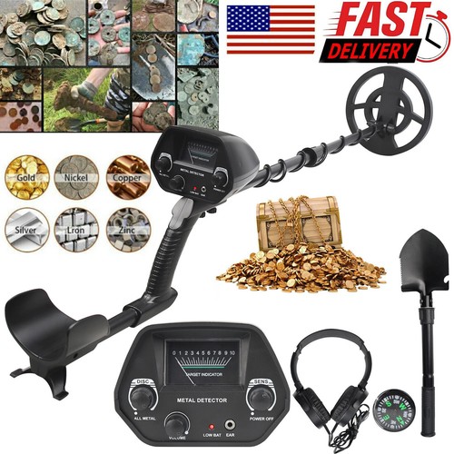 Bounty Hunter Metal Detector with Pinpointer Gold 8INCH Professional Sensor LCD | eBay