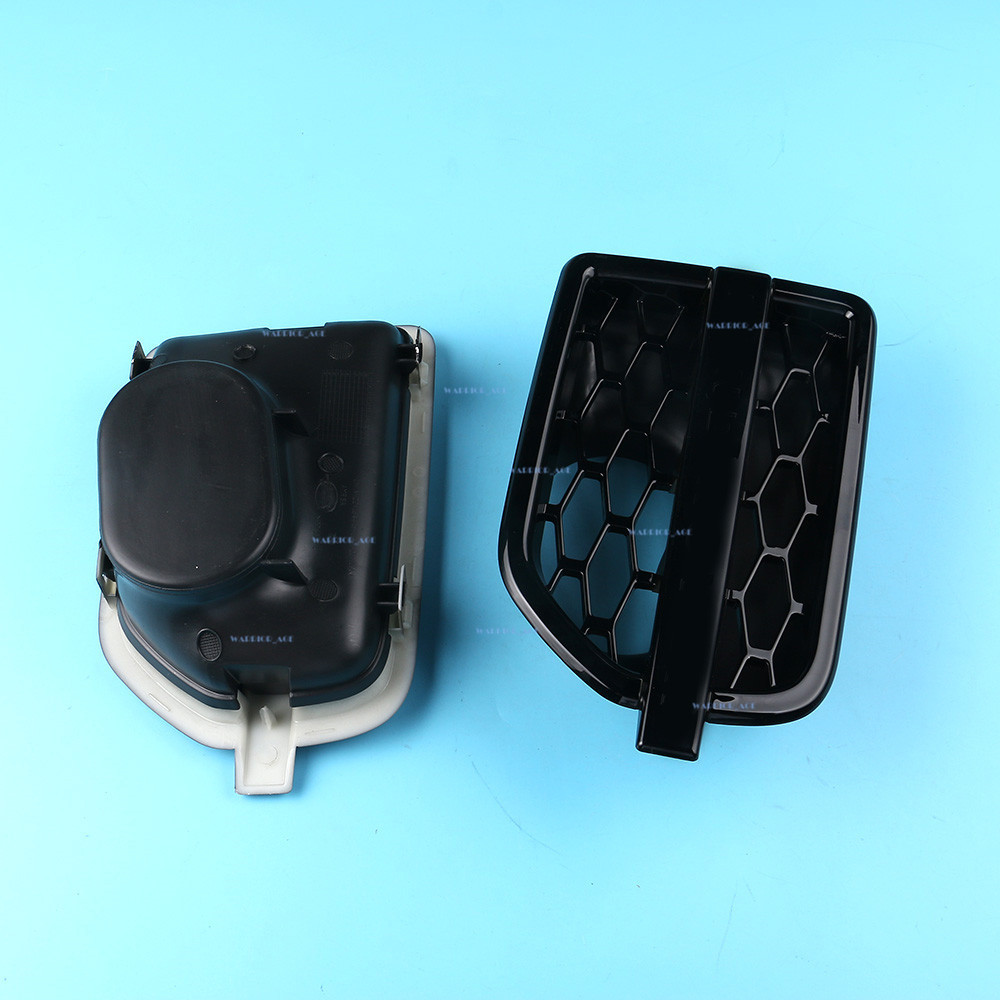 R&L Side Grille Air Intake Fender Vents In Gloss Black For Land Rover ...