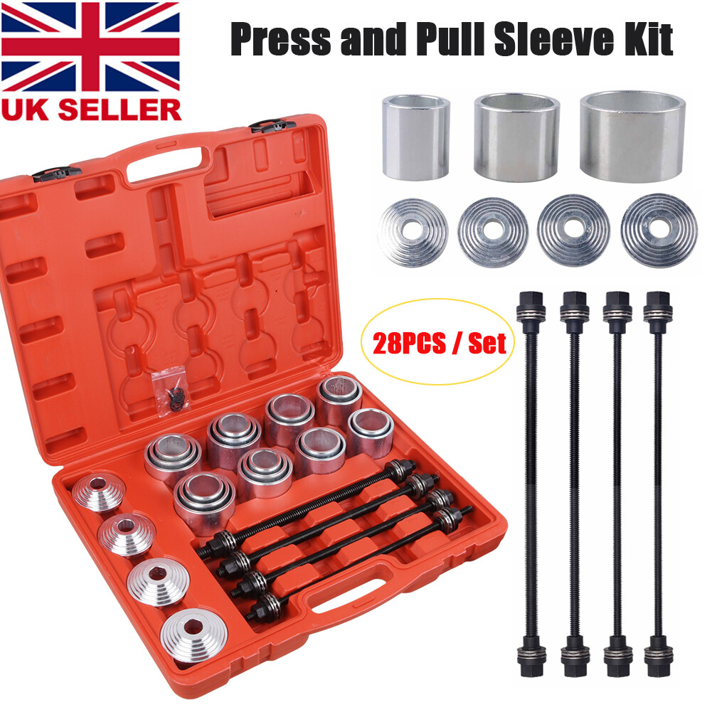Universal Press and Pull Sleeve Tool Kit Bushing Bearing Seal Driver ...