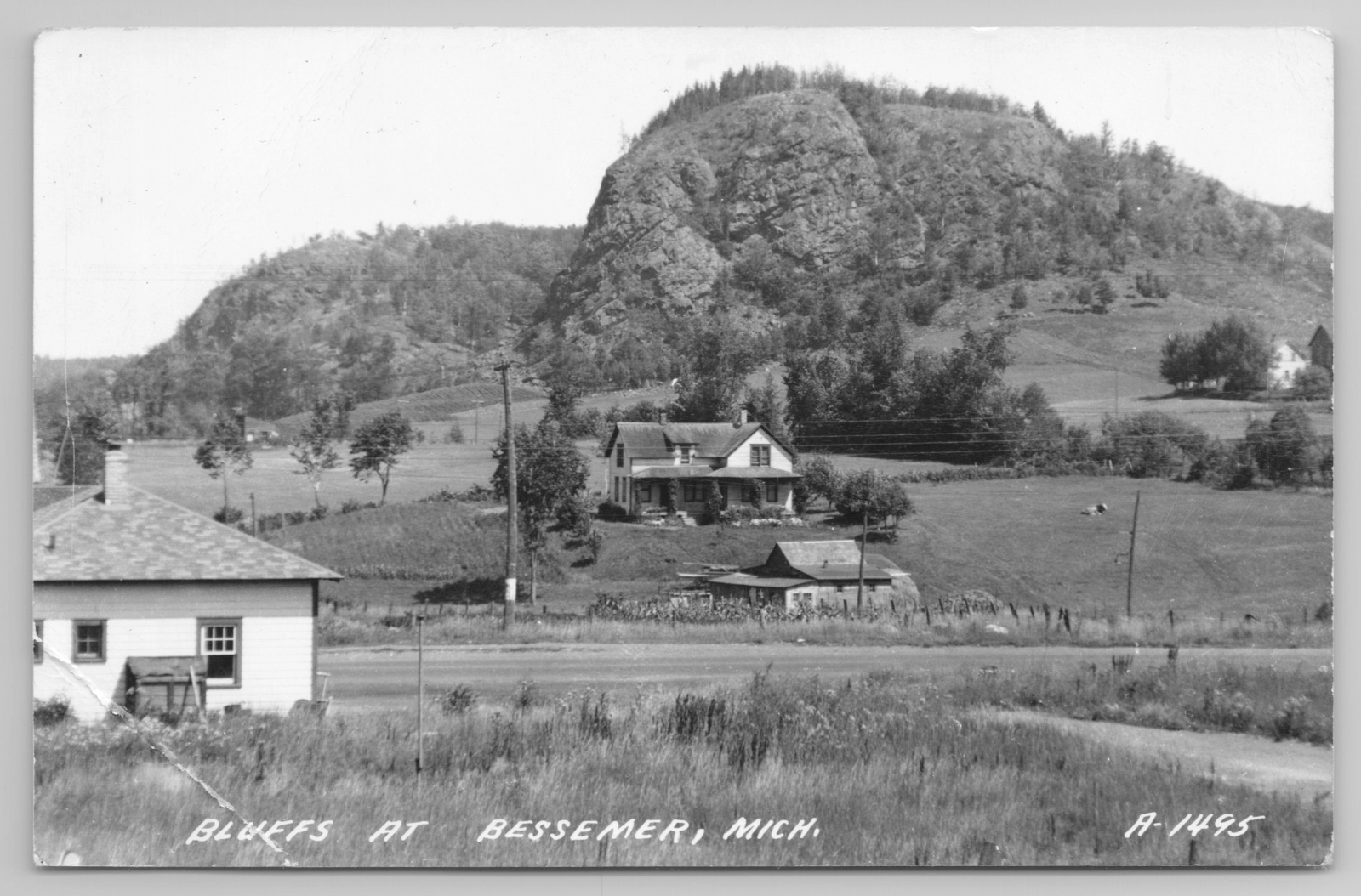 RPPC Bessemer MI Bluffs Michigan Postcards Gogebic County 1950s | eBay