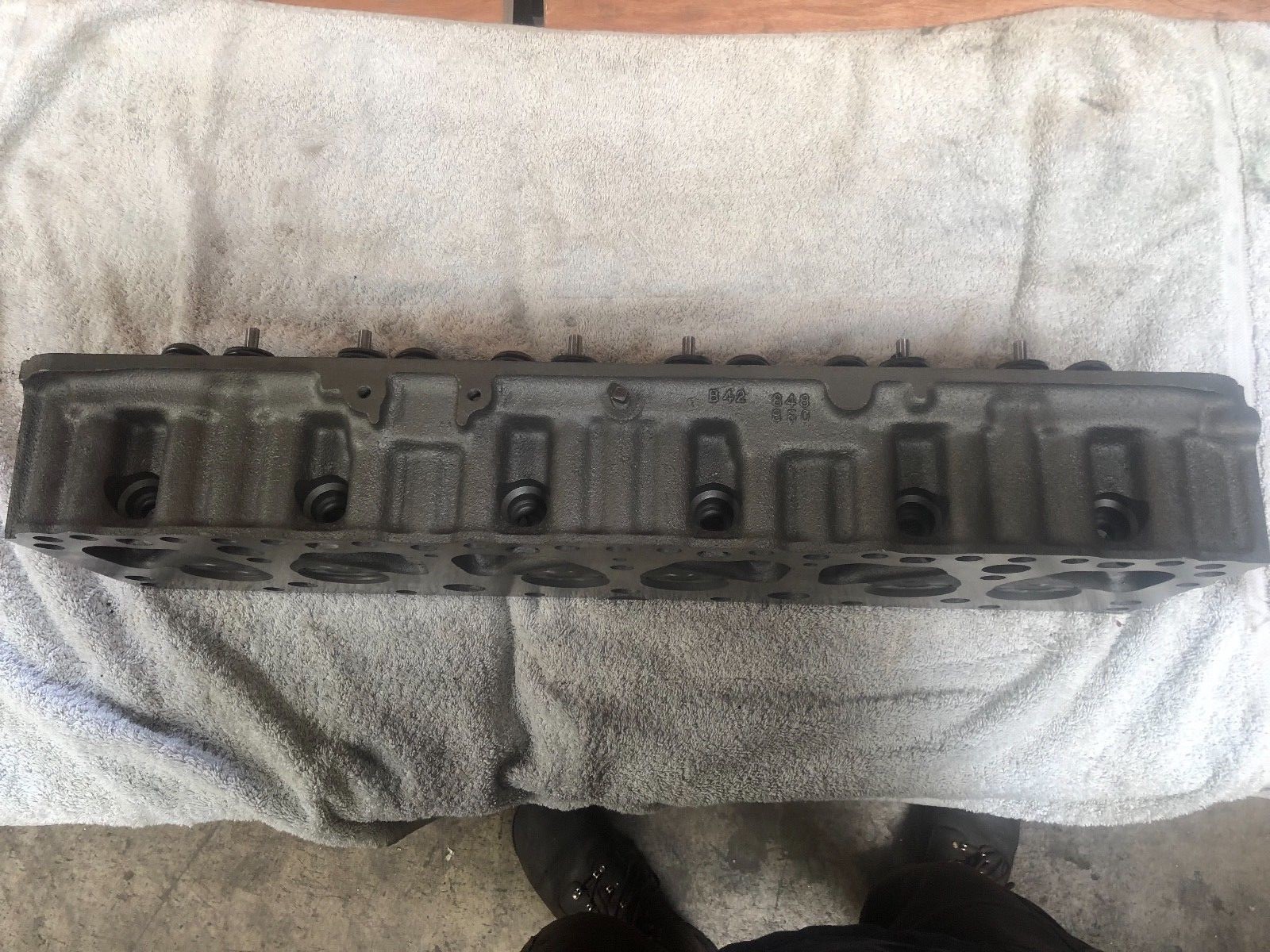 Chevy 235 261 rat rod Pickup Truck Inline Rebuilt Cylinder Head 3836850 ...