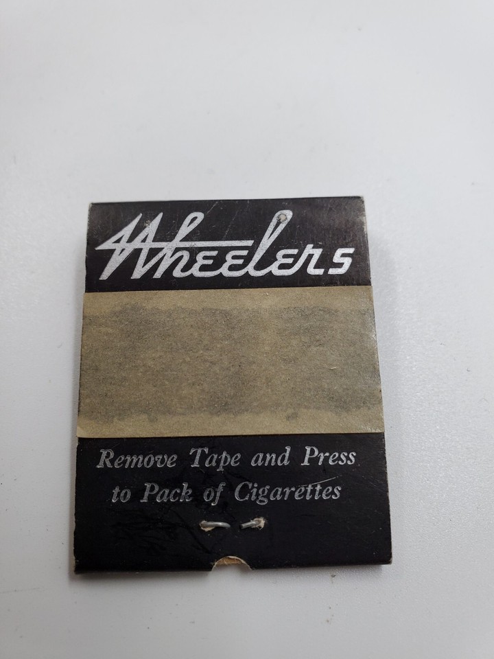 Wheeler's Restaurant Downtown Indianapolis Indiana Unstruck Matchbook ...