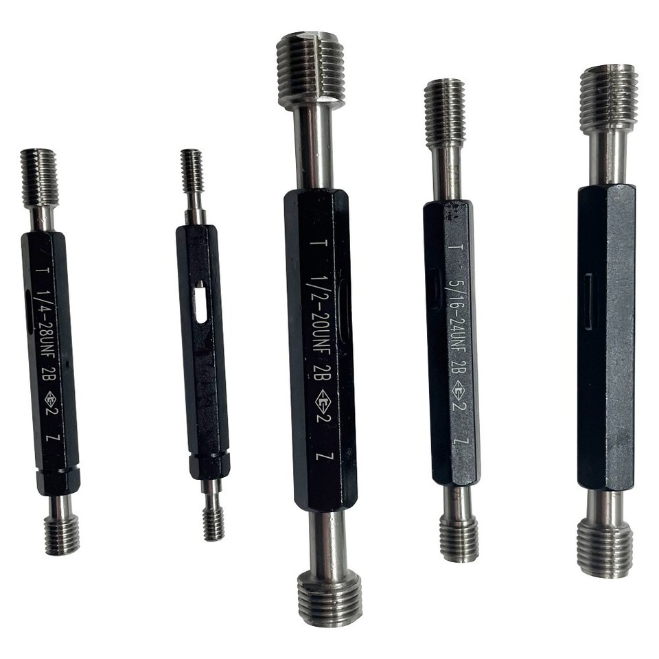 10 Pcs Thread Plug Gage Double End Go & No Go Set Lot Ansi New | eBay