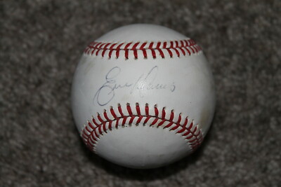 ERIC DAVIS AUTOGRAPHED BASEBALL | eBay