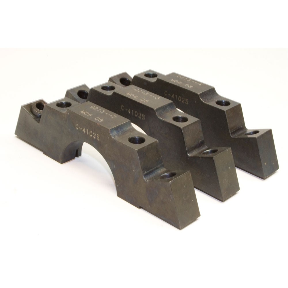 PRW Main Cap 1735002; Billet Steel, 4-bolt 3-center Splayed Caps for ...