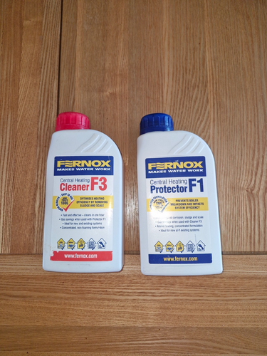 Fernox F1 & F3 Twin Pack Central Heating Protector and Cleaner, 500ml ...