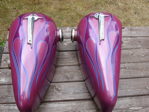 Harley Davidson Vintage OEM Fuel Gas Tanks Panhead, shovelhead with ...