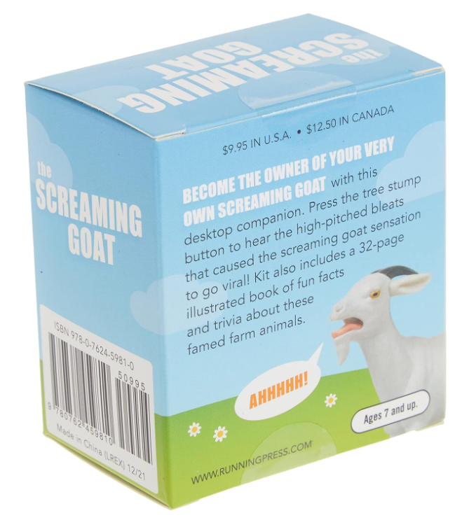 The Screaming Goat Book & Figure | eBay