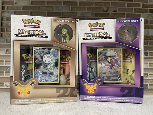 POKEMON GENERATIONS TCG - Meloetta and Genesect Mythical Collection (2 ...