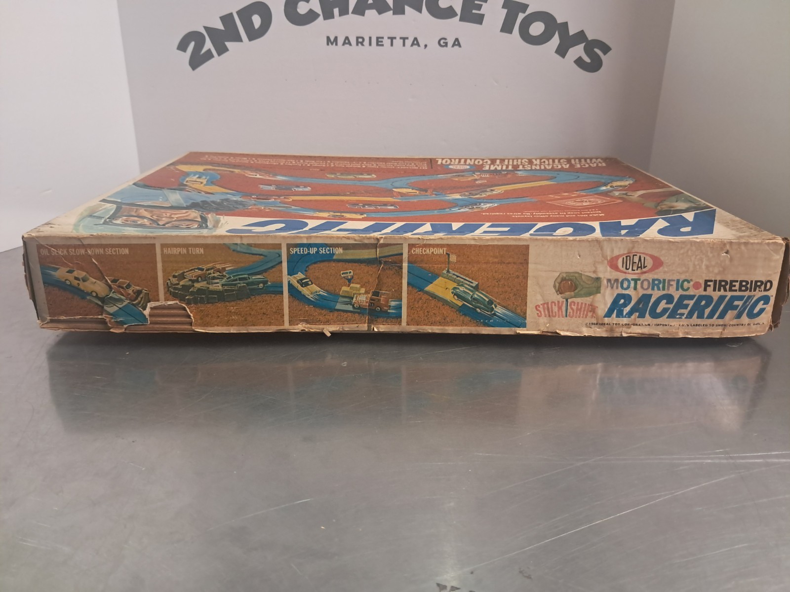 Vintage 1968 IDEAL - MOTORIFIC FIREBIRD RACERIFIC - Racing Set Original ...