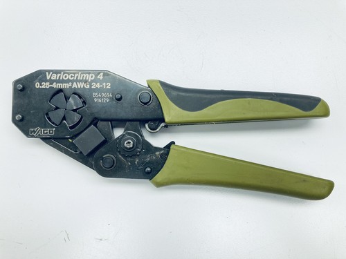 WAGO 206-1204 VARIOCRIMP 4 MANUAL FERRULE CRIMPING TOOL AWG:24-12 (.25 ...