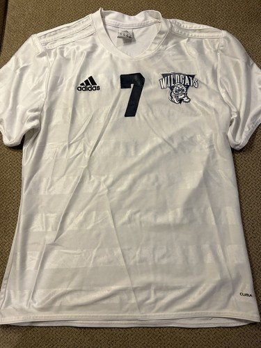 Villanova Wildcats Adidas Soccer Futbol Team Uniform Jersey #7 White ...
