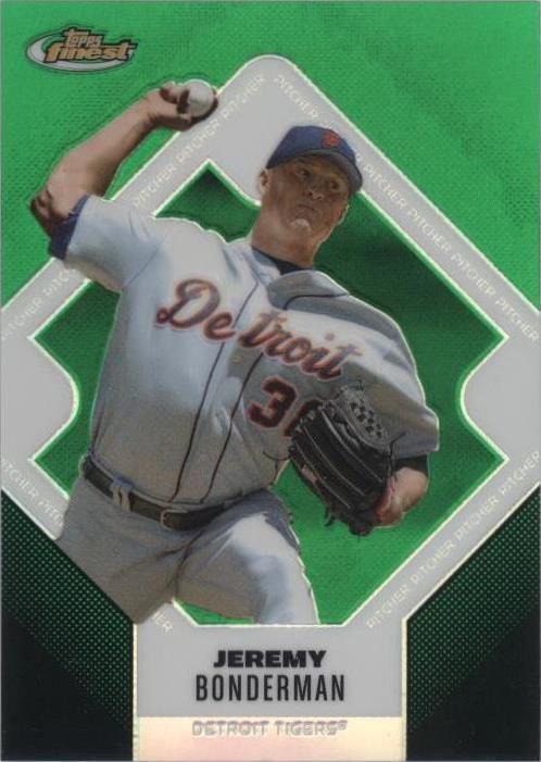 2006 Topps Finest - Jeremy Bonderman #97 Green Refractor /199 for sale ...