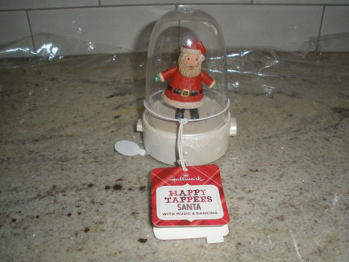 NEW HALLMARK HAPPY TAPPERS SANTA 2013 W/ TAG SINGS AND DANCES | eBay