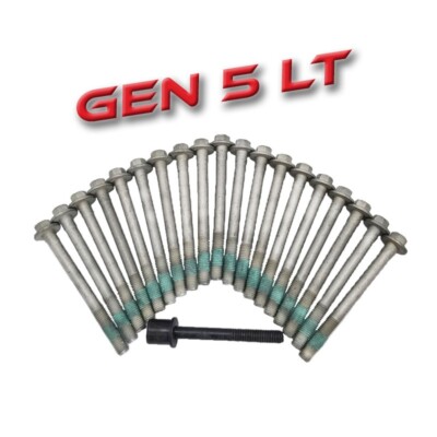 GM Cylinder Head Bolt Kit for 2014+ Gen 5 LT Engines -L83/L86/LT1/LT4 ...