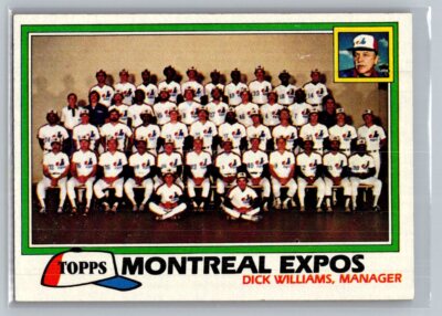 1981 Topps Manager Checklist CL TC #680 Dick Williams Montreal Expos | eBay
