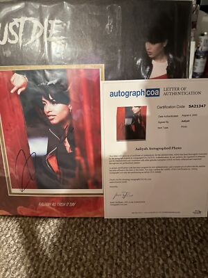 AALIYAH SIGNED ROMEO MUST DIE 8x10 Matted CERTIFIED AUTHENTIC BY ...