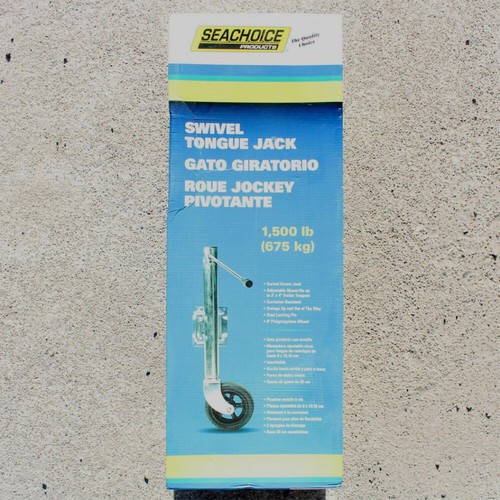 SeaChoice Swivel Tongue Fold Up Trailer Jack 52031 1500lb Capacity Fits ...