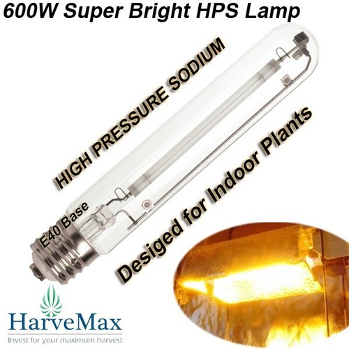 PREMIUM 600W HPS LAMP HYDROPONICS HIGH PRESSURE SODIUM GROW LIGHT ...