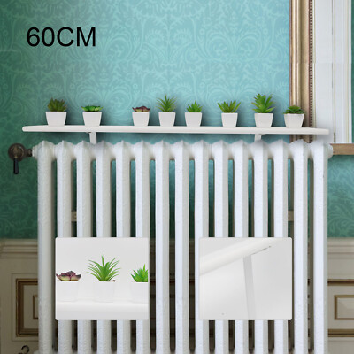 60cm New White Radiator Shelves, Including Easy Fit Brackets, Shelf UK ...