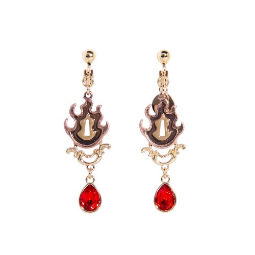 Demon Slayer Iconic Ear Object Rengoku Kyojuro Clip-on Earrings Japan ...