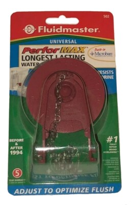 Fluidmaster PerforMAX Universal Water Saving Flapper 502 Red Optimize ...