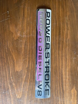 2005-2010 Ford F250 F350 Powerstroke Turbo Diesel V8 Door Emblems Badge ...