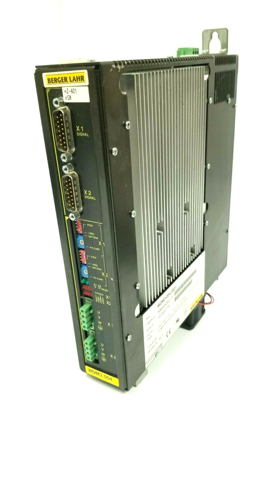 SIG POSITEC BERGER LAHR WDM3-004.0801 REV. RS 10 SERVO DRIVE ...