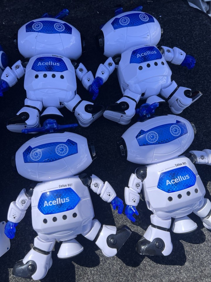Mixed Lot 9 Rare Acellus AC-D2 Dancing STEM Robot & 4 Other Robots No ...
