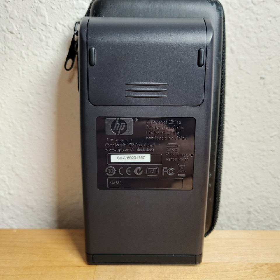 HP-35s Scientific Calculator With Case/Batteries | eBay