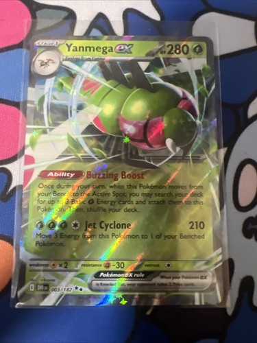 Yanmega ex 003/182 RR Destined Rivals- Pokemon Card English In Hand | eBay