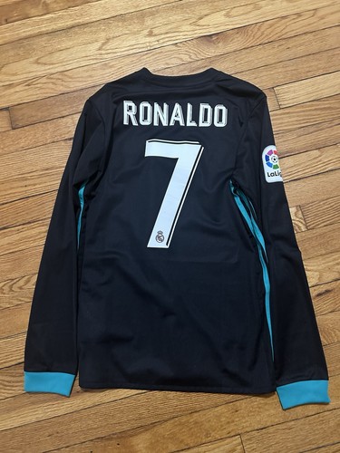 Cristiano Ronaldo Real Madrid CR7 adidas Soccer Long Sleeve Jersey 17/ ...