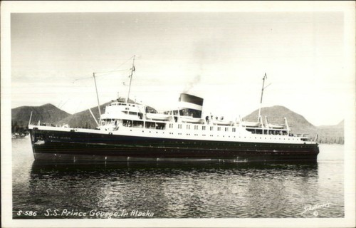 Steamship Ship SS Prince George in Alaska Real Photo Postcard | eBay