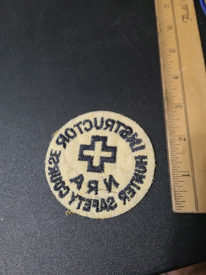 Vintage NRA National Rifle Association Patch Hunter Safety Course ...