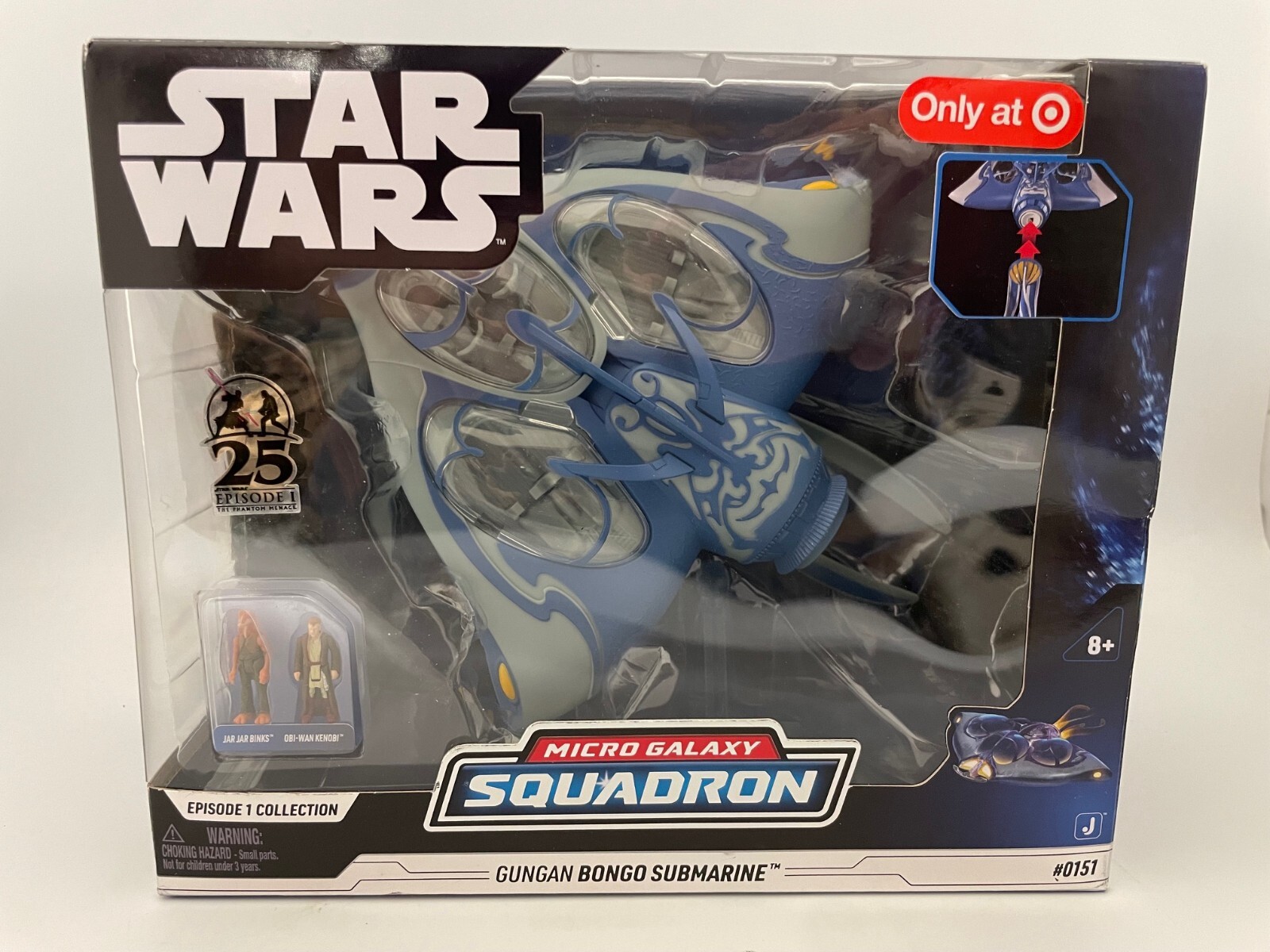 Star Wars Micro Galaxy Squadron Gungan Bongo Submarine #0151 TARGET ...