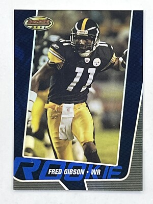 Fred Gibson 2005 Topps Bowman's Best Blue RC /1399 #80 Sports NFL ...