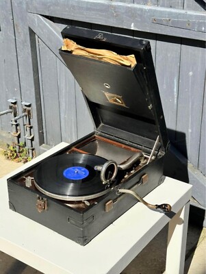 1925 HMV 101 'HARRODS' SUPPLIED ACOUSTIC RECORD PLAYER | eBay UK