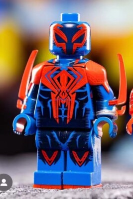 custom 3th party min brick minifig xc crosscheck spiderman | eBay