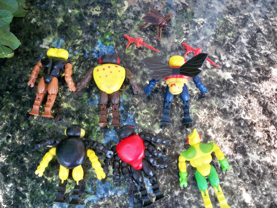 Bugmen of Insecta action figures LOT 1983 Multi-Toy DFC VINTAGE ...