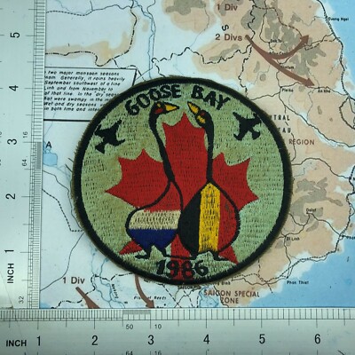 Patch , AIR FORCE SQUADRON PATCH NETHERLANDS BELGIUM GOOSE BAY , USAF ...