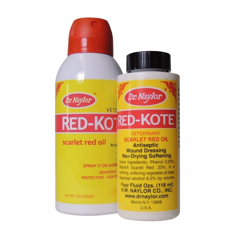 Dr. Naylor Red-Kote Scarlet Red Oil Antiseptic - 4oz Dauber or 5oz ...