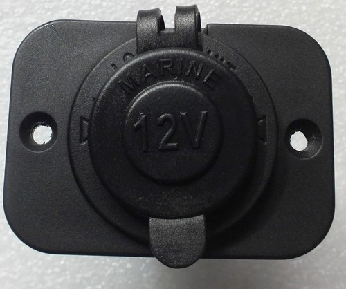 Engel Power Socket Flush Square Mount for Fridge Car 4x4 Camper Trailer ...