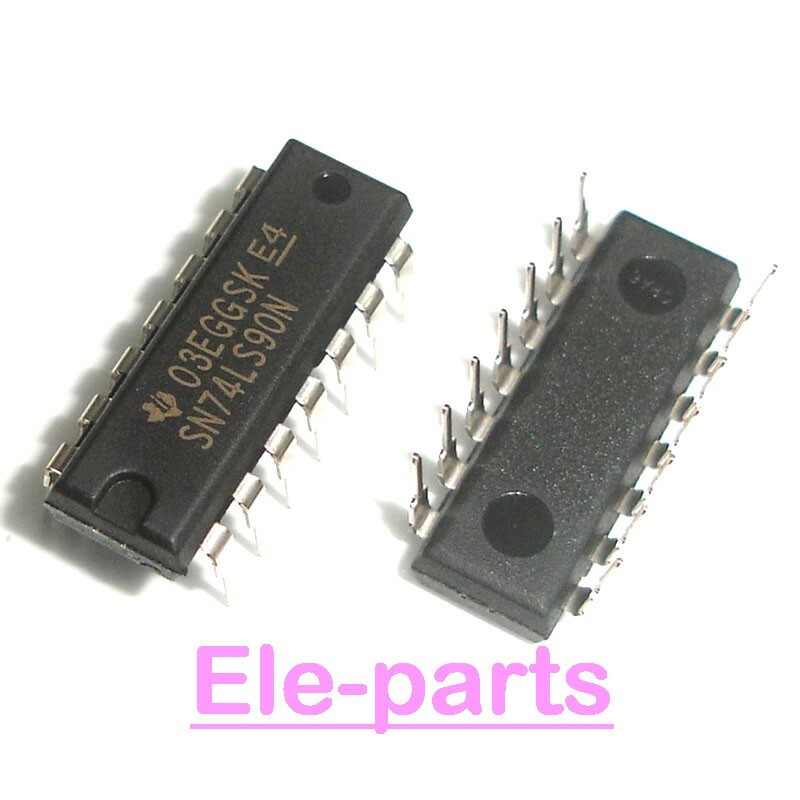 5 PCS SN74LS90N DIP-14 74LS90 Decade Divide-by-twelve and Binary ...