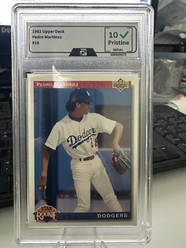 1992 Upper Deck #18 Pedro Martinez GRADED 10 GEM MINT HOF Rookie Card ...