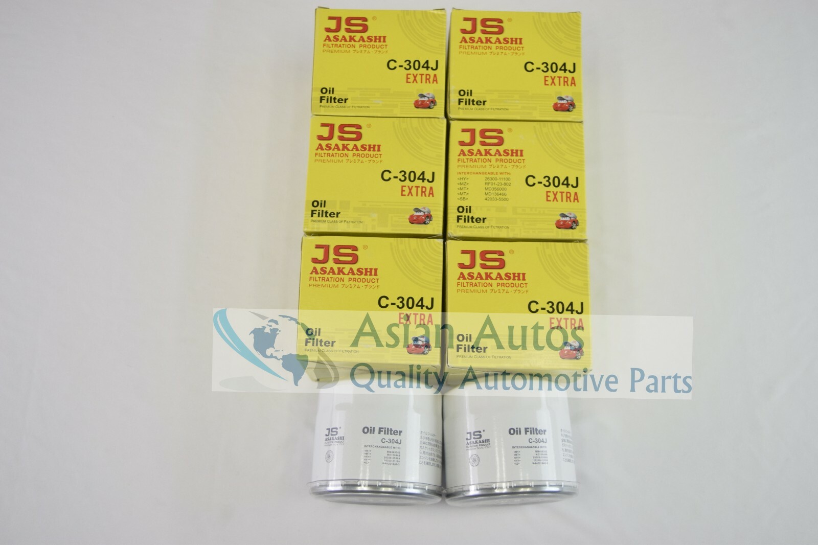 JS Asakashi 6PC Engine Oil Filters 2630035505 For KIA / HYUNDAI | eBay