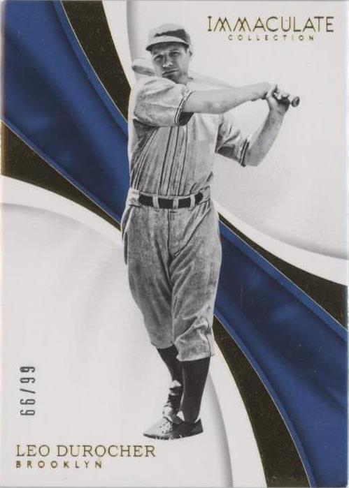 2017 Panini Immaculate Collection - Leo Durocher #26 /99 for sale ...