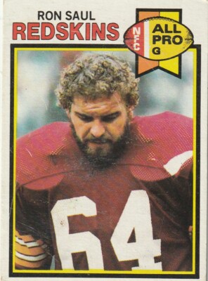 FREE SHIPPING-MINT-1979 Topps #236 Ron Saul - All-Pro Redskins +BONUS ...