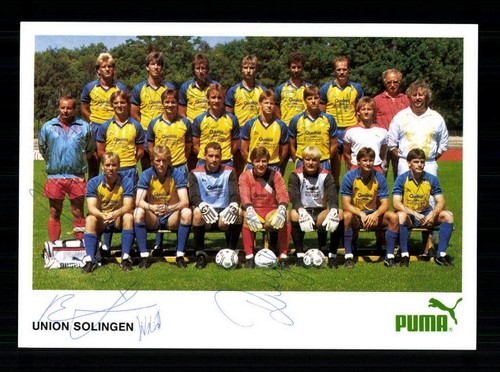 Original Mannschaftskarte Union Solingen 1987-88 19x Original Signiert ...